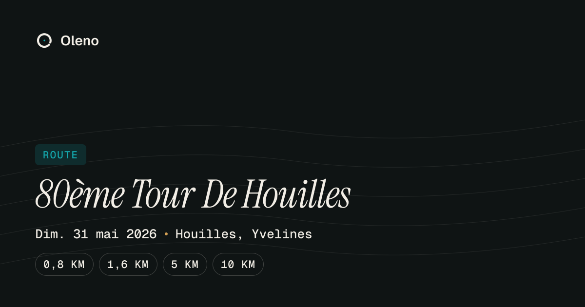 80ème Tour De Houilles 2026 - Houilles, Yvelines | Oleno